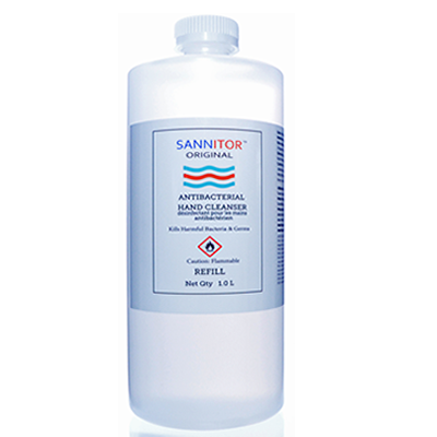 SANNITOR Hand Sanitizer 1 Litre Refill – Finesse Home